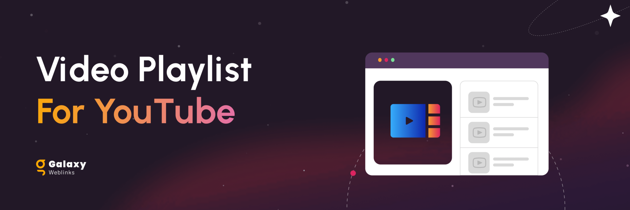 Video Playlist For YouTube – Galaxy Plugins